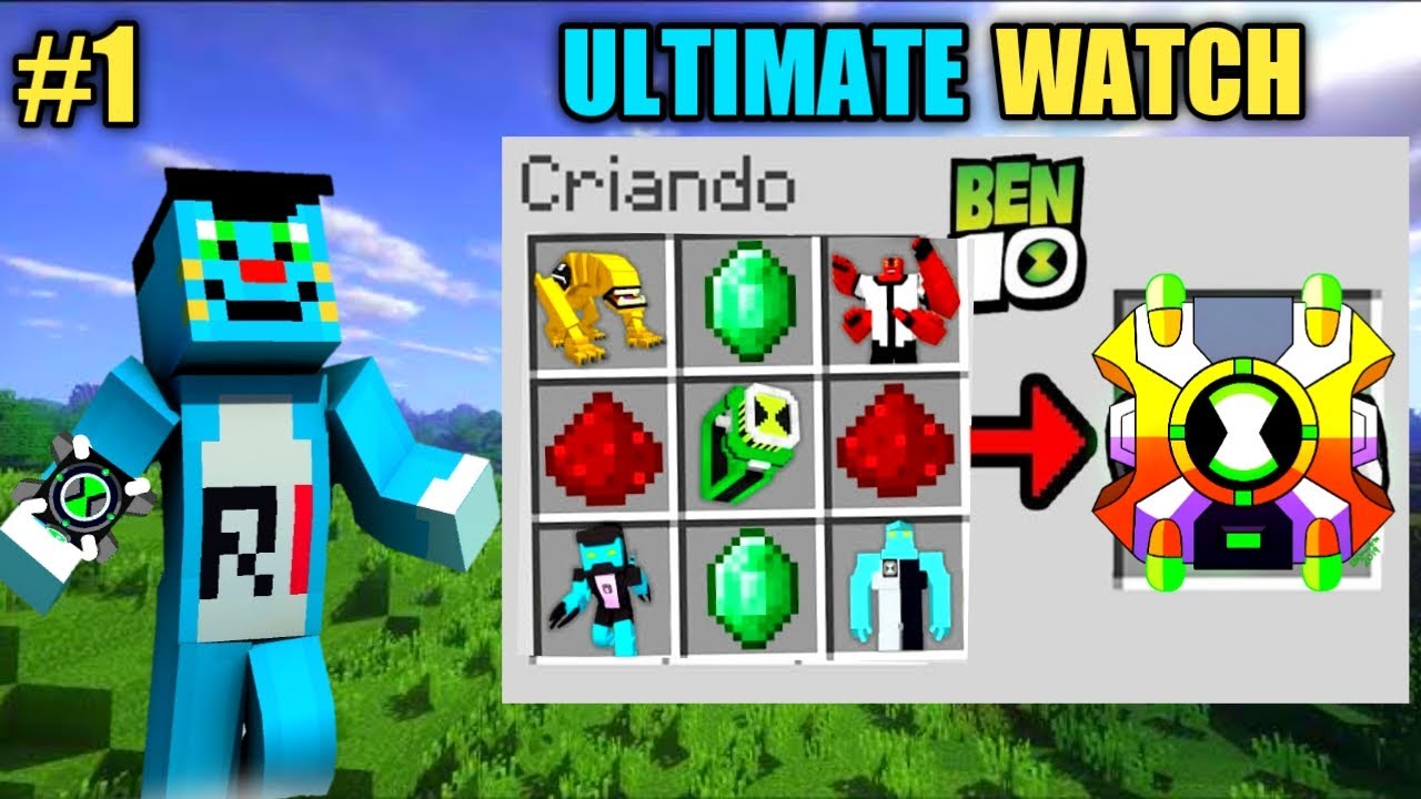 #1 | Minecraft | Ben 10 Ultimate Watch With Oggy And Jack | Minecraft ...