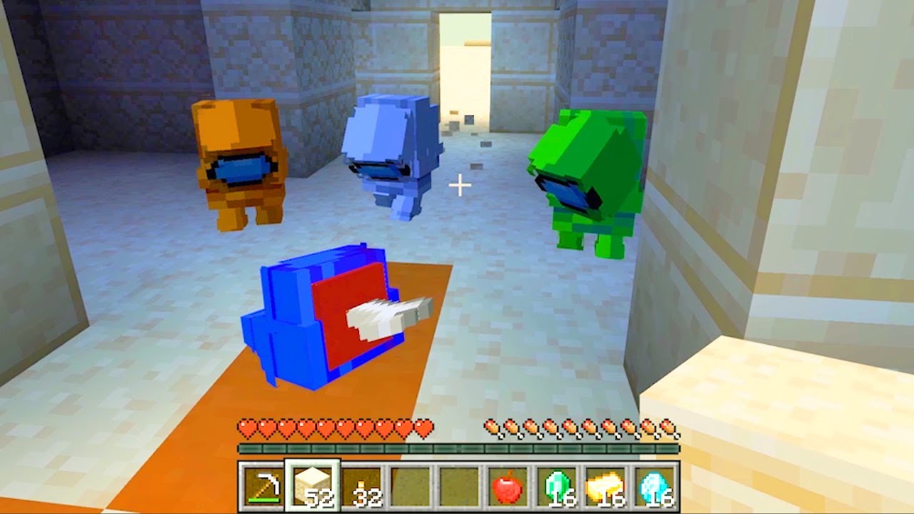 MINECRAFT BUT IT'S AMONG US | FUNNY COMPILATION BY SCOOBY CRAFT TO BE ...