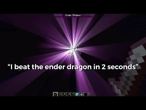 every fake minecraft speedrun ever - Minecraft videos