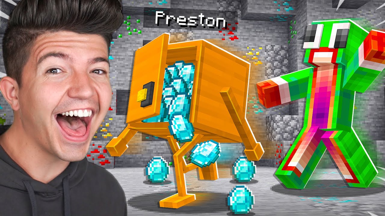 28 Ways to Steal Diamonds from Minecraft YouTubers! ft. MrBeast Gaming ...