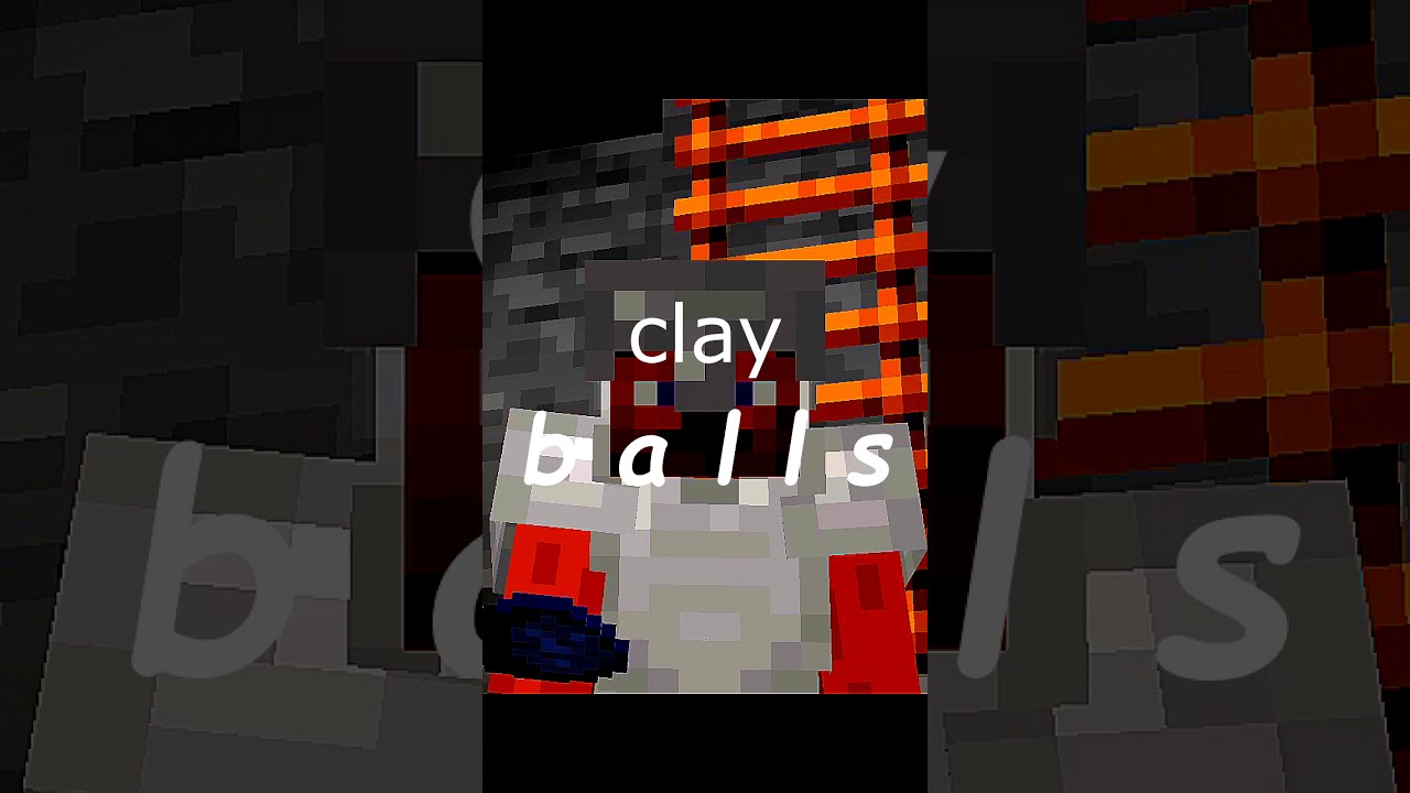 46 POWERFUL seconds of searching for and collecting clay balls in minecraft - Minecraft videos