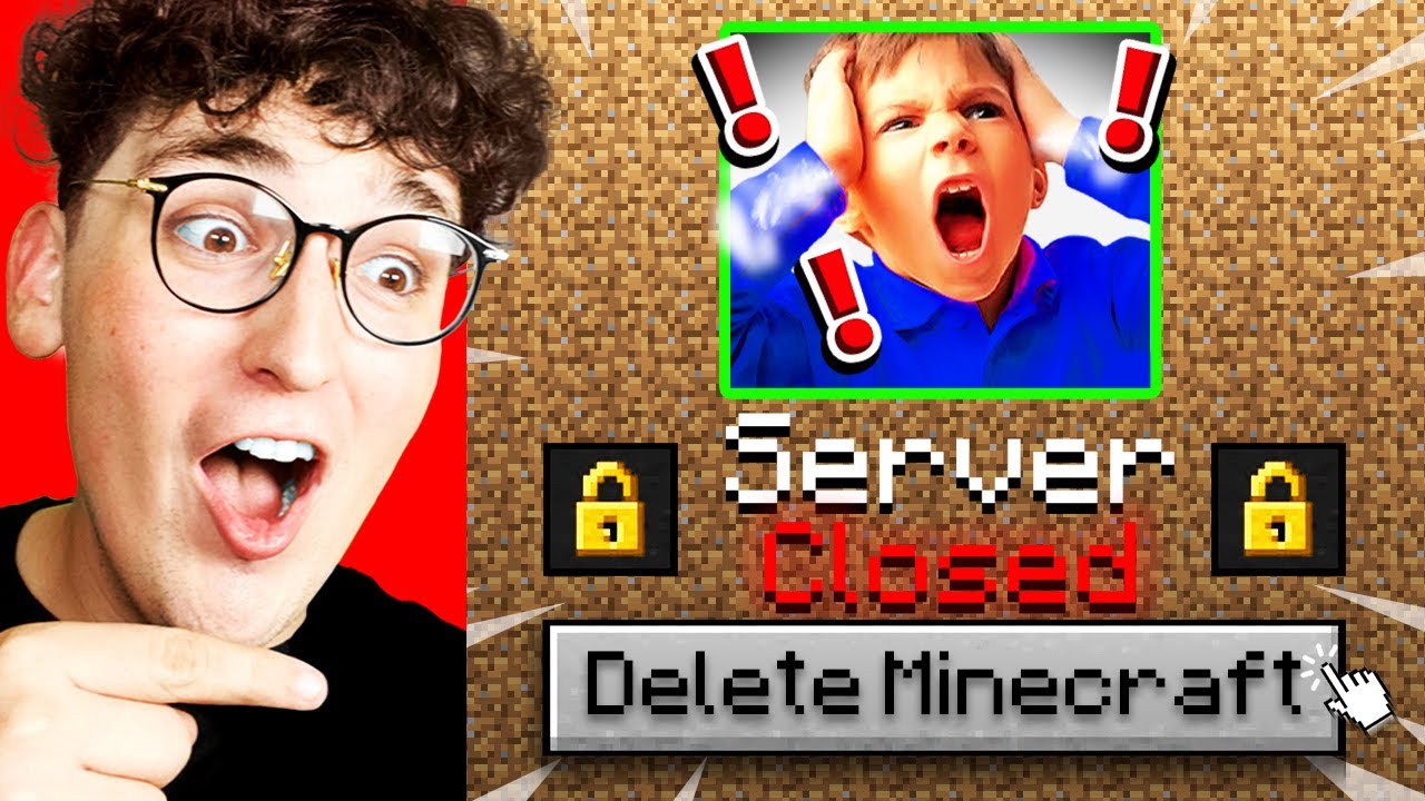 **ANGRY** Kid HACKS My ENTIRE Minecraft SERVER! - Minecraft videos