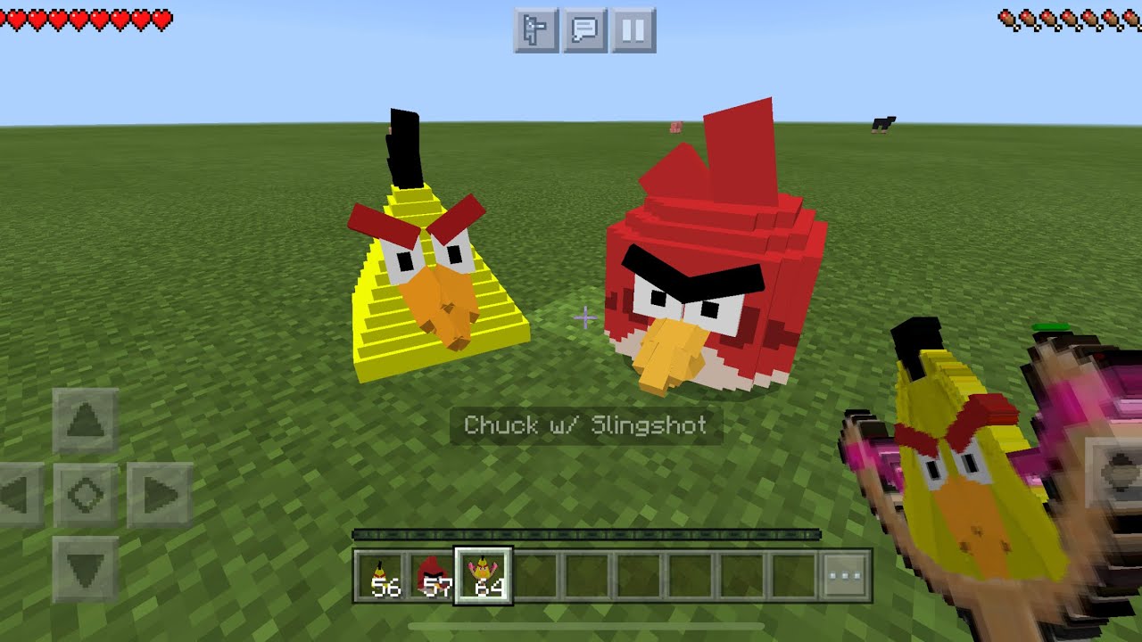 Angry Birds MOD in Minecraft PE - Minecraft videos