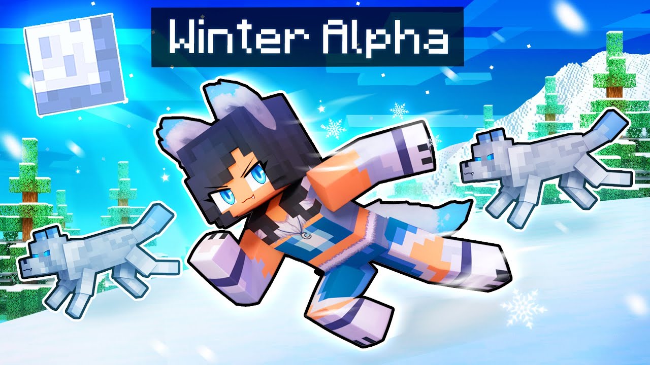 Aphmau is the WINTER ALPHA Werewolf In Minecraft! - Minecraft videos