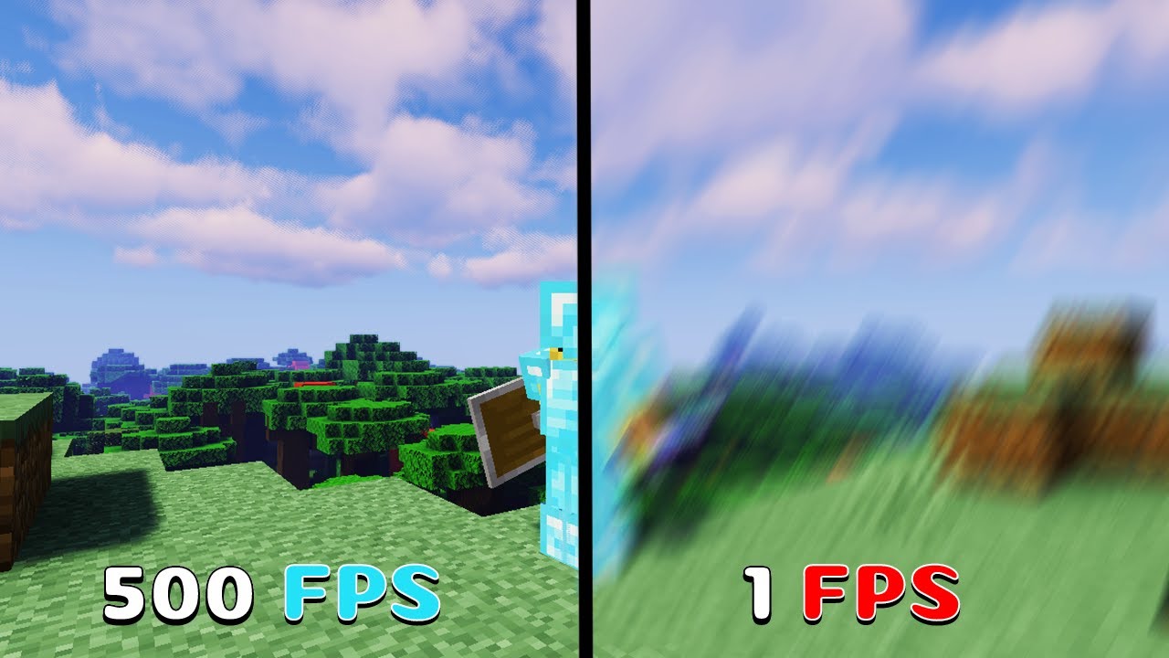 Beating Minecraft with 1 FPS... - Minecraft videos