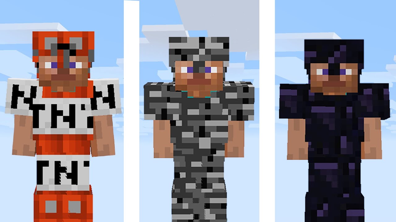 CRAFTING Secret ARMOUR! in Minecraft - Minecraft videos