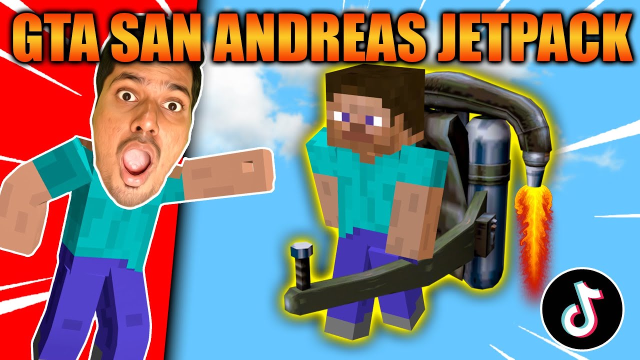 Creating Jetpack Using Viral Tiktok Hacks In Minecraft Minecraft Videos