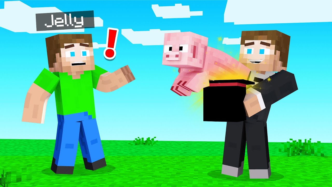 Doing MAGIC TRICKS For My Friends In MINECRAFT! - Minecraft videos