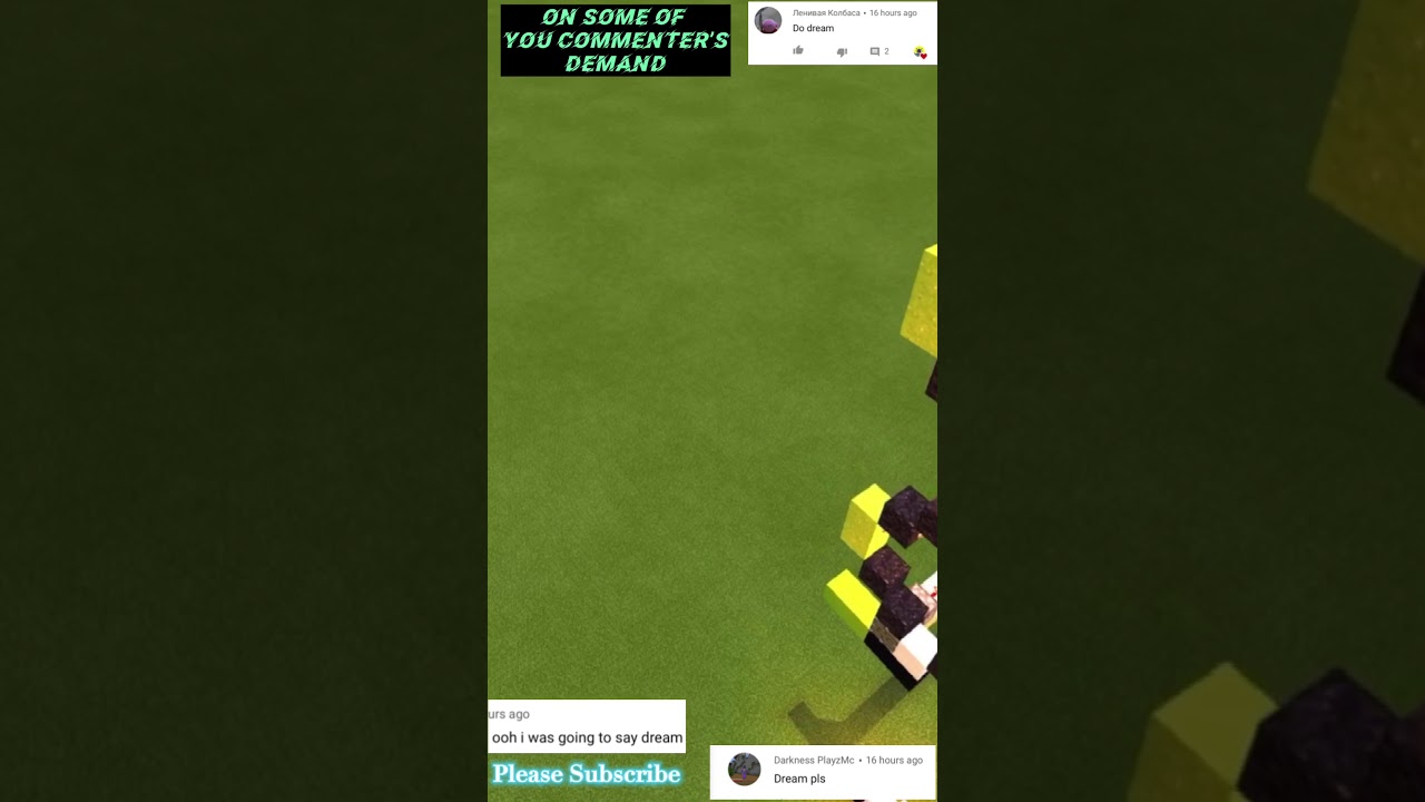 Dream Statue Minecraft | #Shorts - Minecraft videos