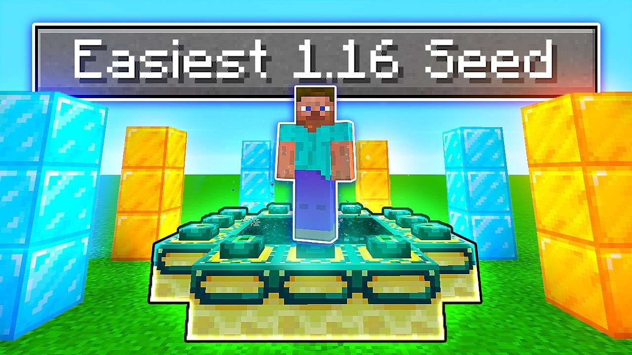 Easiest Seed For Speedrunning Minecraft - Minecraft videos