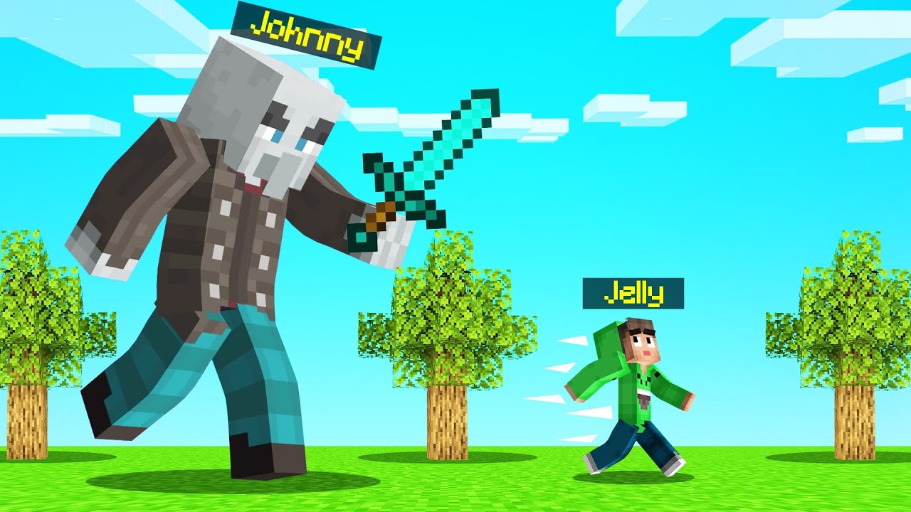 FIGHTING JOHNNY THE GIANT MINECRAFT BOSS! - Minecraft videos