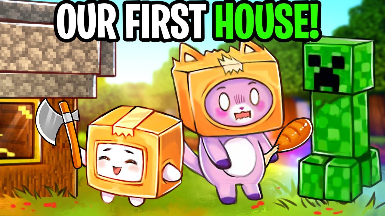 FOXY & BOXY Build Their FIRST HOUSE EVER In MINECRAFT! (SO MANY ...