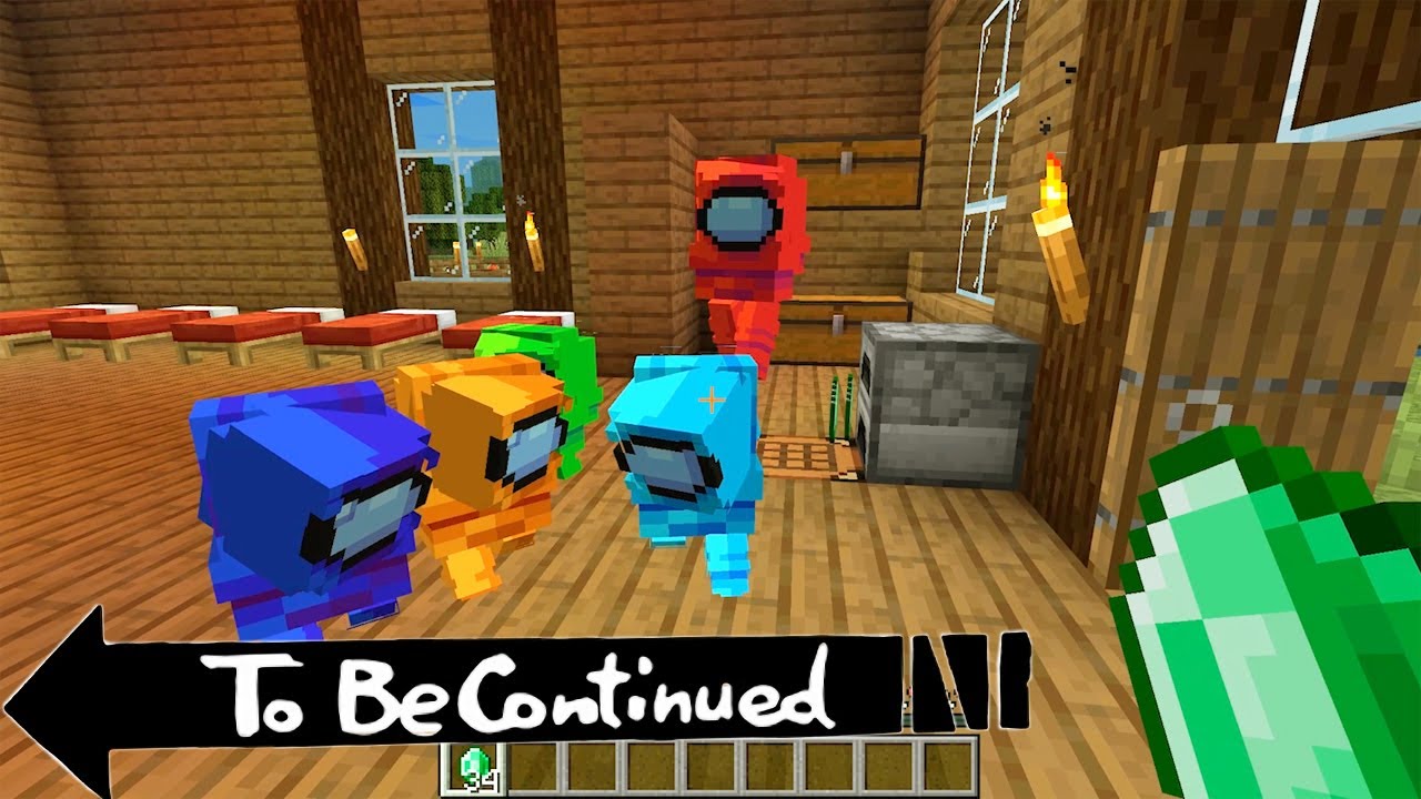 FUNNY AMONG US IN MINECRAFT TO BE CONTINUED BY SCOOBY CRAFT PART 1 ...