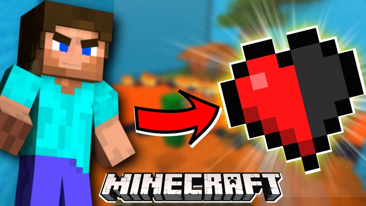 HALF HEART CHALLENGE IN MINECRAFT - Minecraft videos
