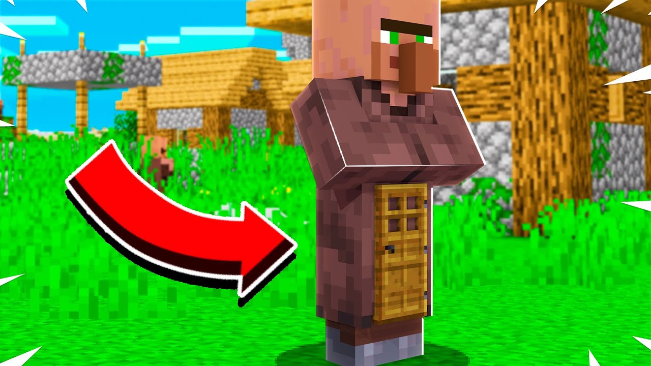HOW TO LIVE INSIDE A VILLAGER IN MINECRAFT! - Minecraft videos