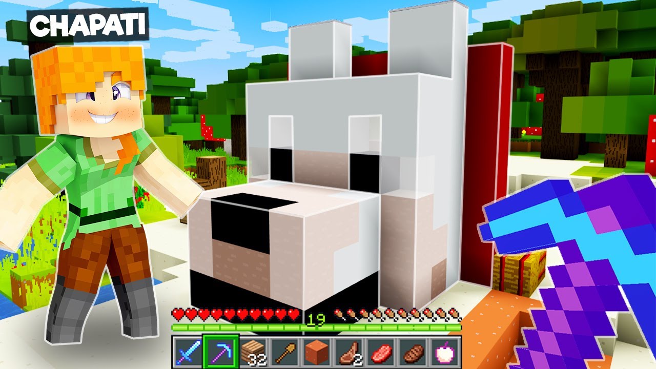 I BUILT AN AMAZING PUPPY DOG HOUSE | MINECRAFT - Minecraft videos