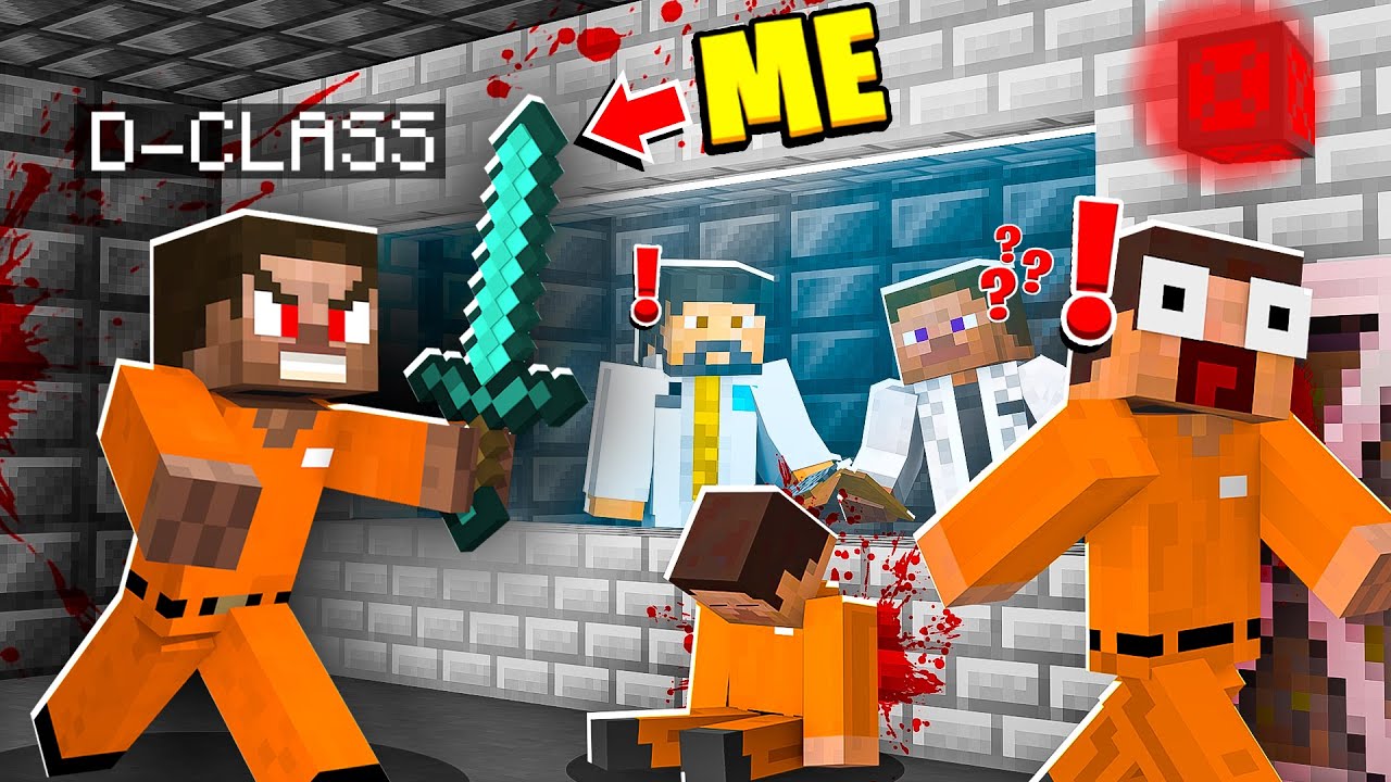 I Became D-CLASS PERSONNEL in MINECRAFT! - Minecraft Trolling Video ...