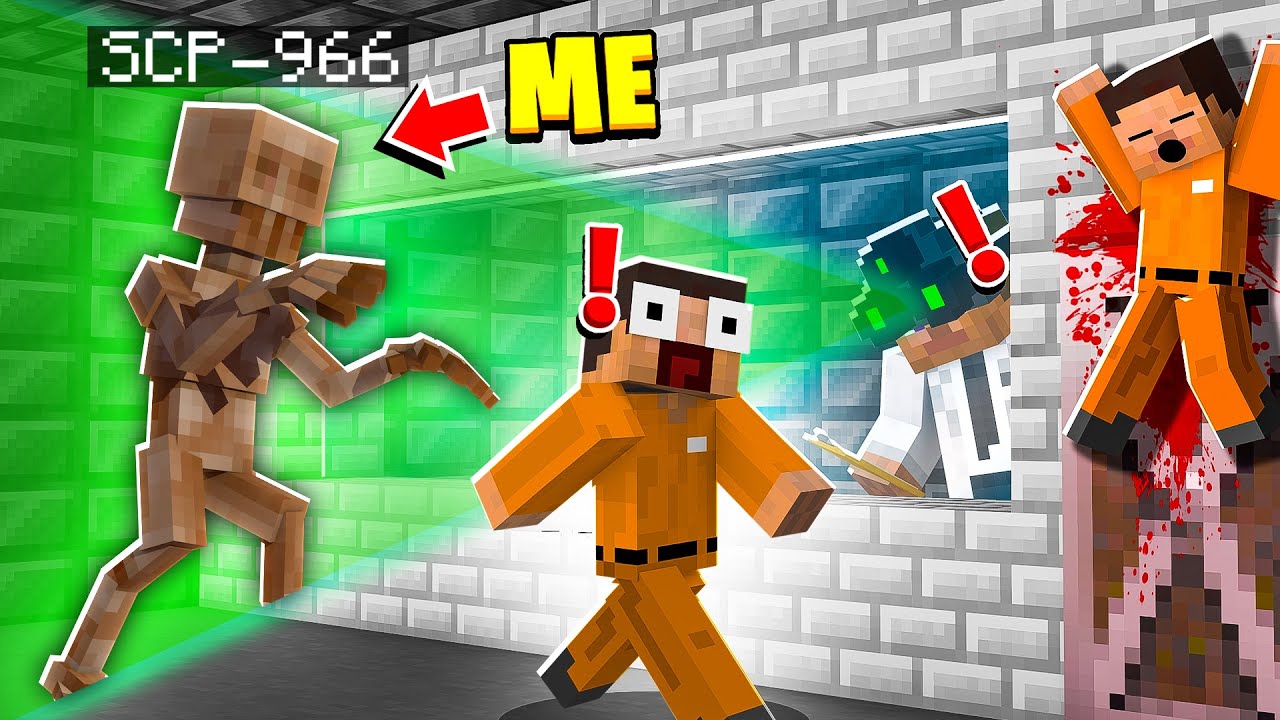 I Became SCP-966 in MINECRAFT! - Minecraft Trolling Video - Minecraft ...