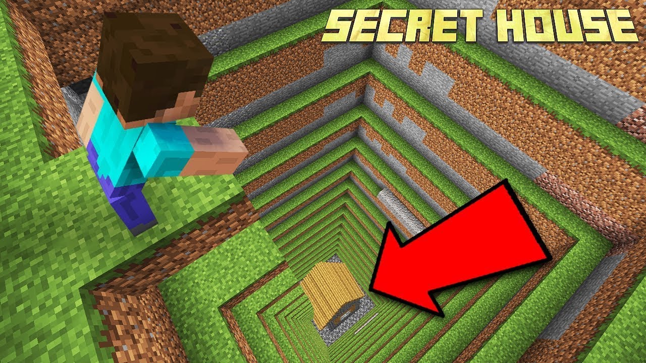 I MADE A SECRET HOUSE NO ONE WILL ABLE TO FIND | MINECRAFT IN HINDI ...