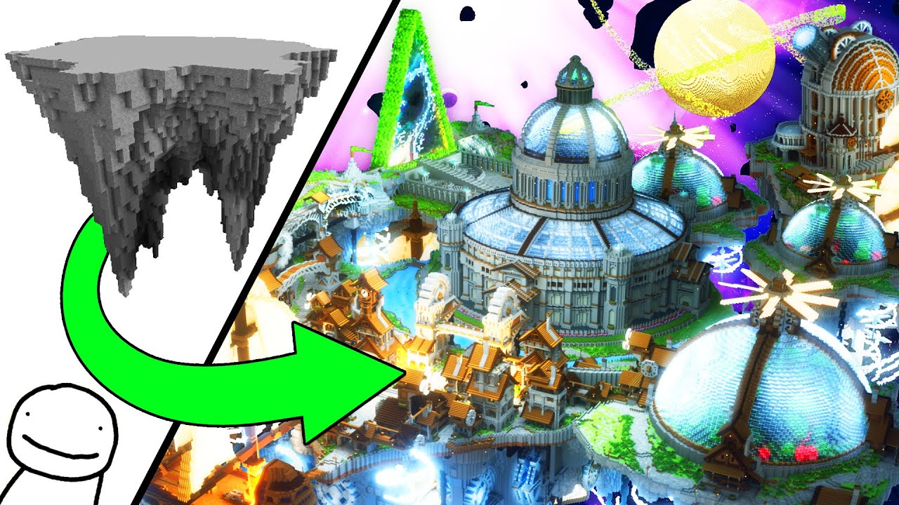 I Spent 500 Hours Building an EPIC Minecraft World For @Dream & @Fundy ...