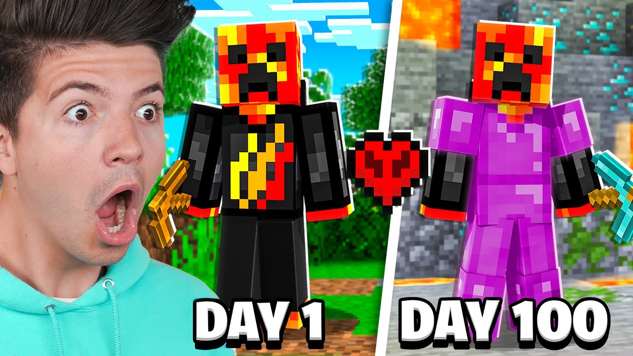 I Survived 100 Days in Hardcore Minecraft - $10,000 SMP - Minecraft videos