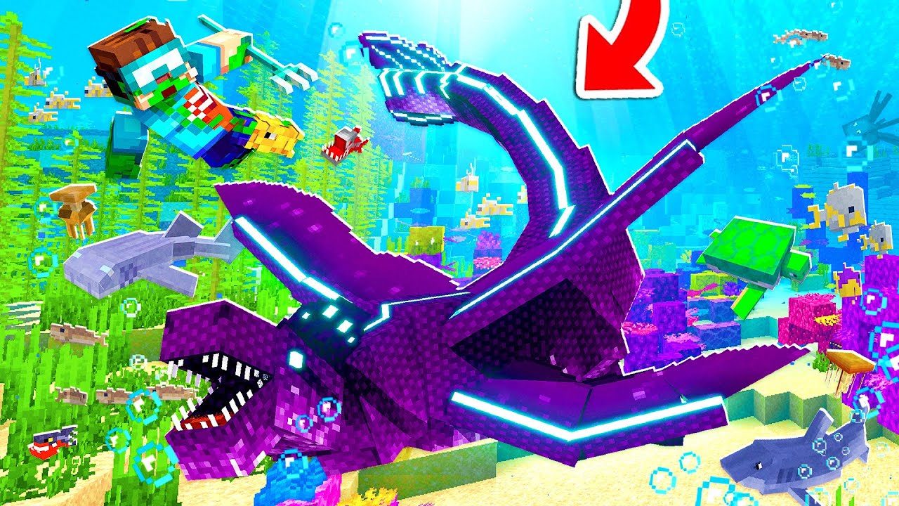 I Tamed THE LEVIATHAN DRAGON in MINECRAFT! (overpowered) - Minecraft videos