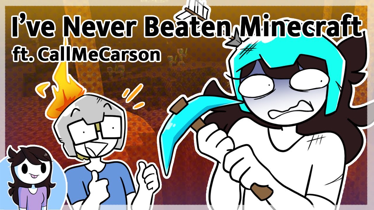I tried to beat Minecraft with CallMeCarson - Minecraft videos
