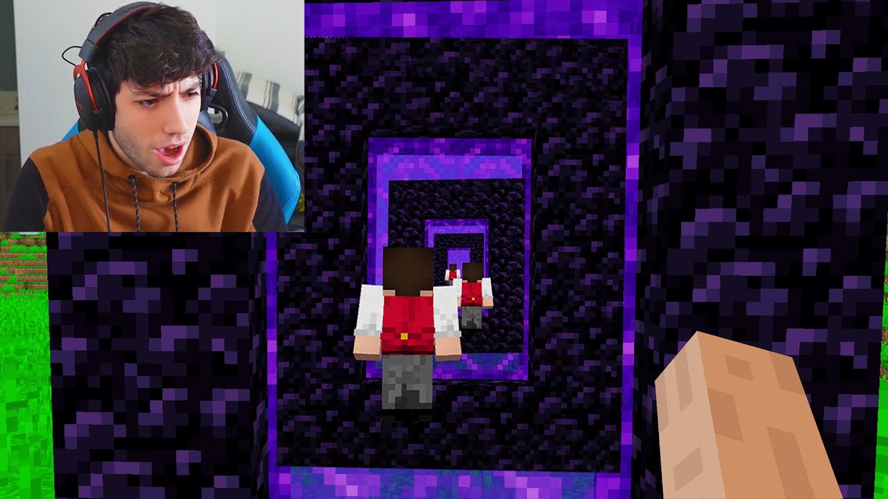 I used a FAKE Portal Mod to troll a Streamer on Minecraft ...