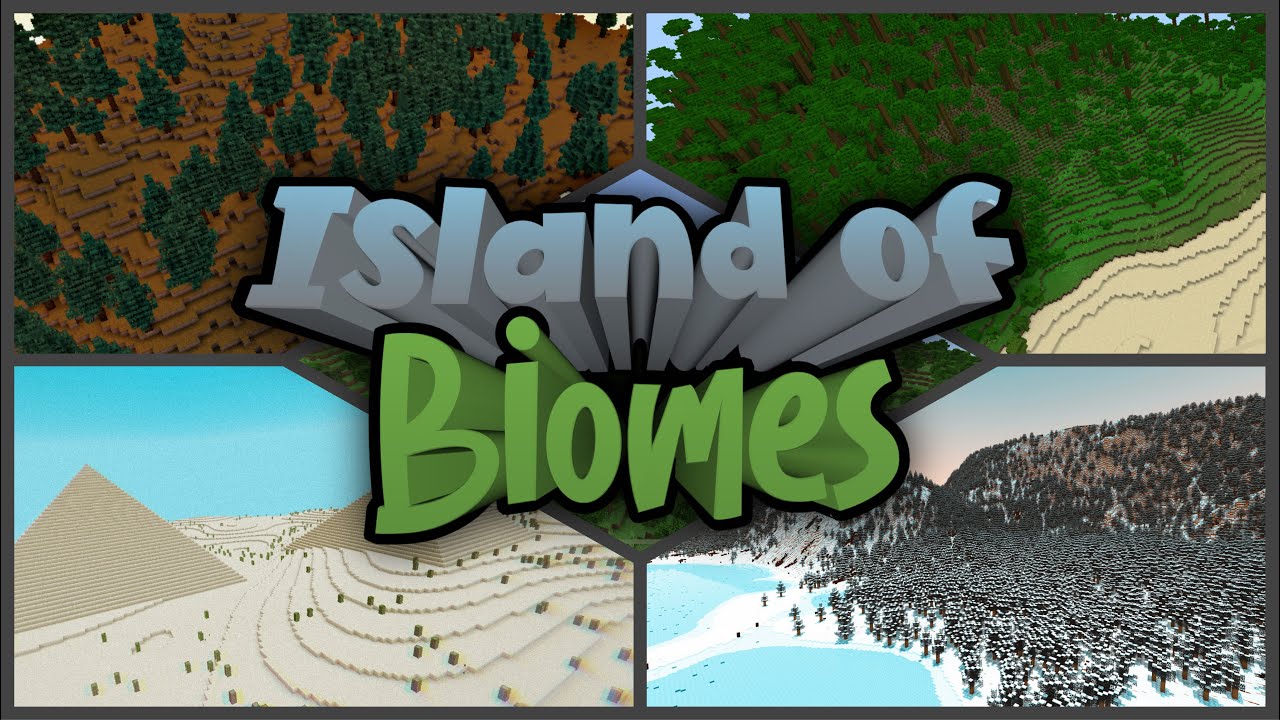 Island of Biomes | Official Minecraft Map Trailer - Minecraft videos