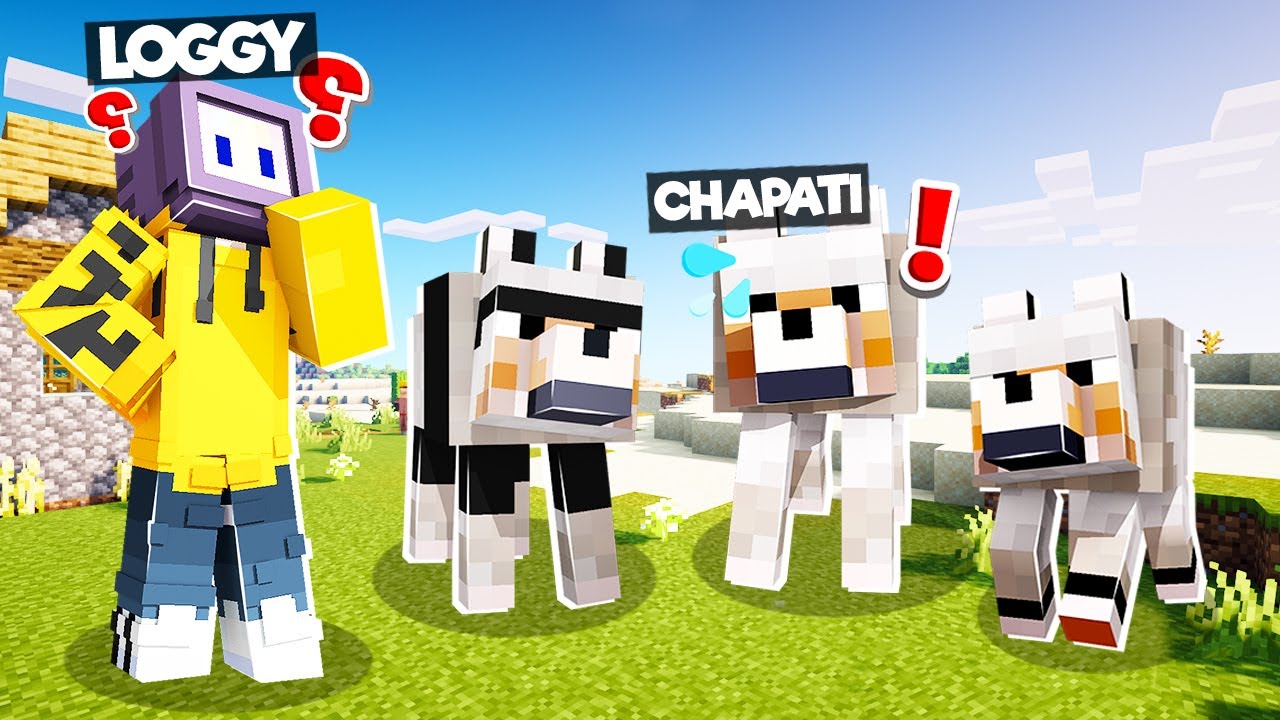 LOGGY IS HIDING AS PET DOG | MINECRAFT - Minecraft videos