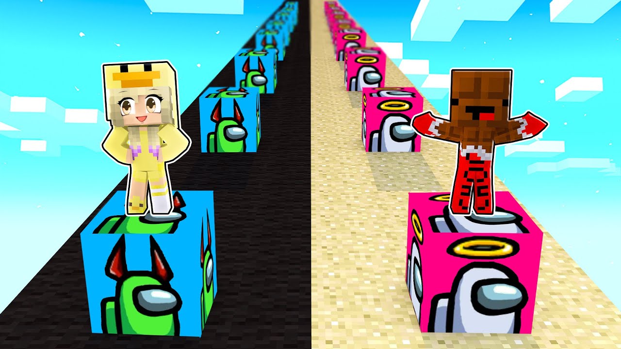 LUCKY BLOCKS DE AMONG US EN MINECRAFT!! IMPOSTOR VS TRIPULANTE - Minecraft videos