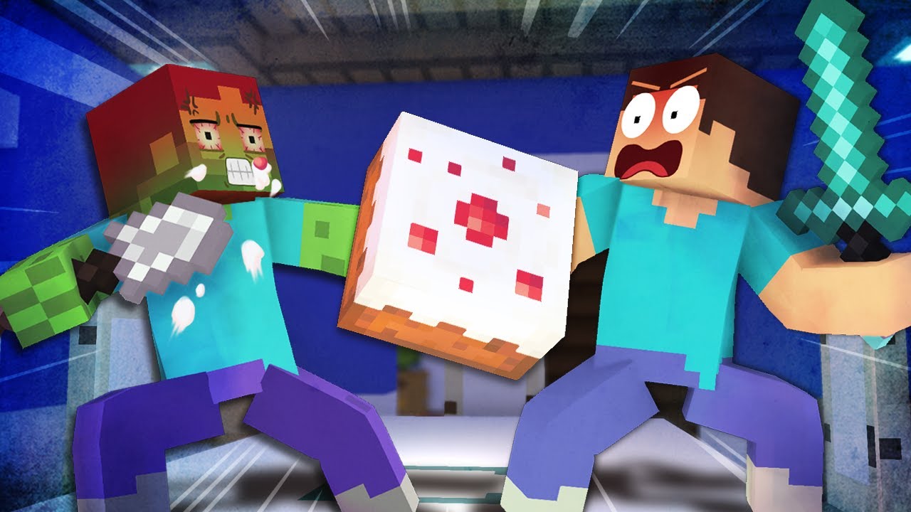 Late Night Snack - Herobrine VS Zombie | Minecraft Animation ...