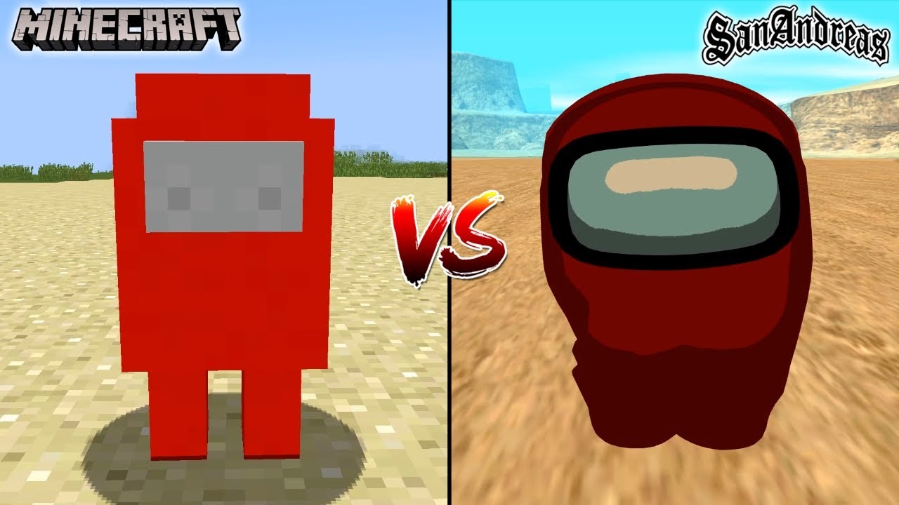 MINECRAFT AMONG US VS GTA SAN ANDREAS AMONG US - WHICH IS BEST ...