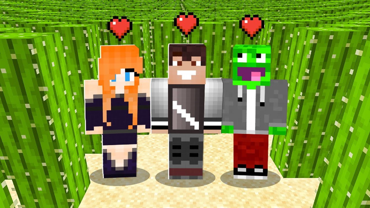 MINECRAFT ale MAMY 1 SERCE z PALION i KATI! - Minecraft videos