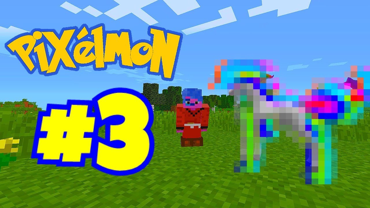 MY FIRST RAINBOW RARE POKEMON!!! (Minecraft Pixelmon Episode 3 ...