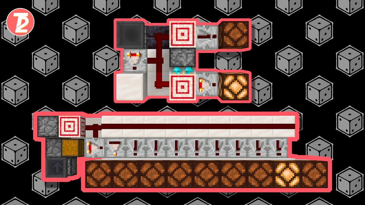 Minecraft 1.16+ Redstone Randomizers (2-9 Outputs) - Minecraft videos