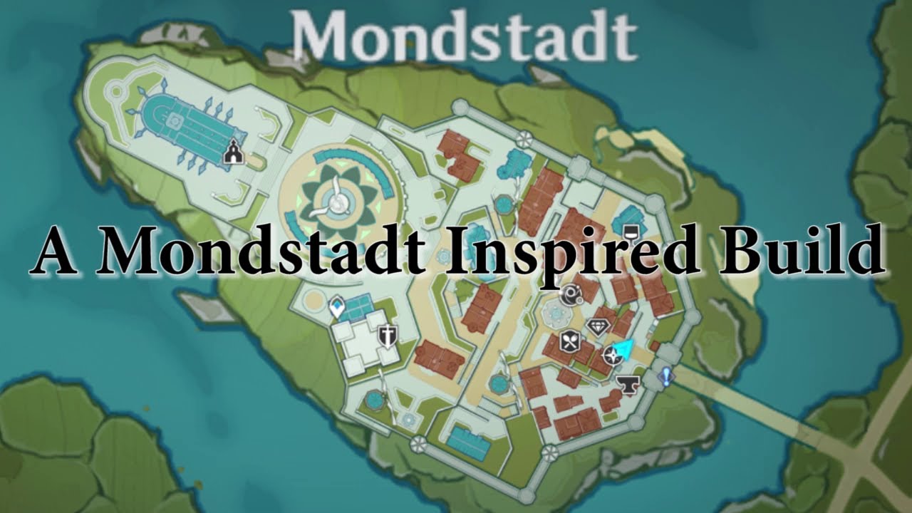 Minecraft | A Mondstadt Inspired Build - Minecraft videos