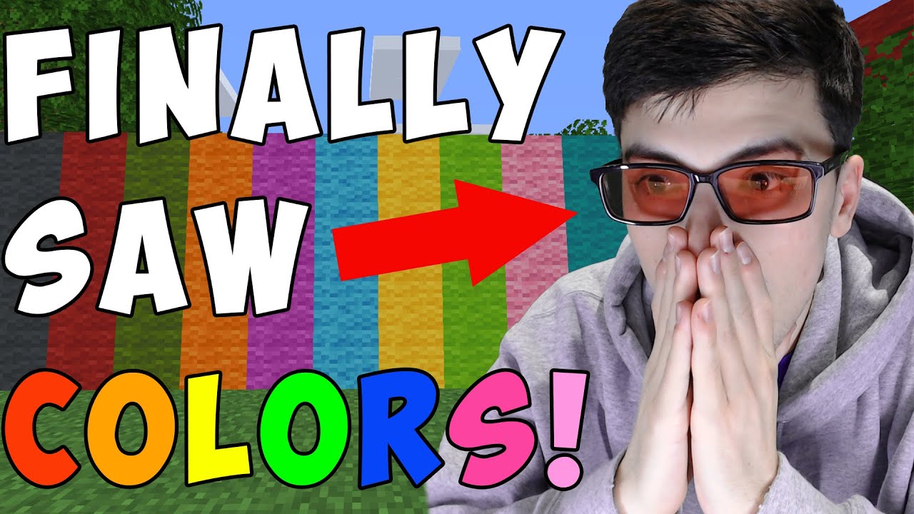 Minecraft, But I'm Not Colorblind Anymore... - Minecraft videos