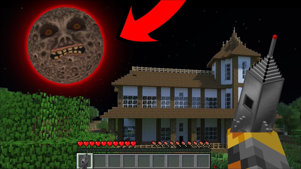 Minecraft DESTROY THE EVIL ALIEN MOON MOD / USE TECHGUNS TO DRESTROY ...