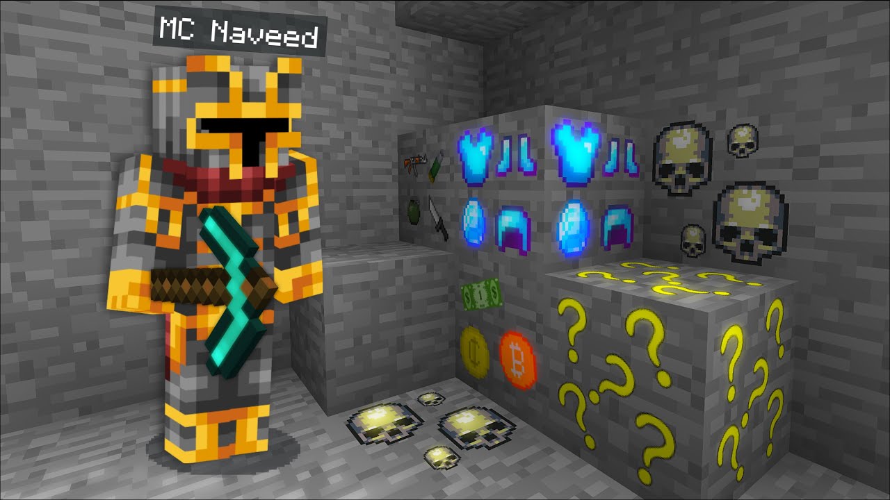 Minecraft DON'T MINE THESE STRANGE ORES WITH ITEMS MOD / SCARY ORE NEAR ...