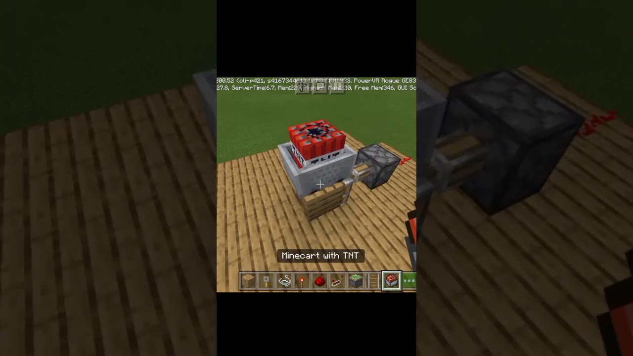 Minecraft How To Make Simple Trap With Minecart TNT [Cara Membuat Trap ...