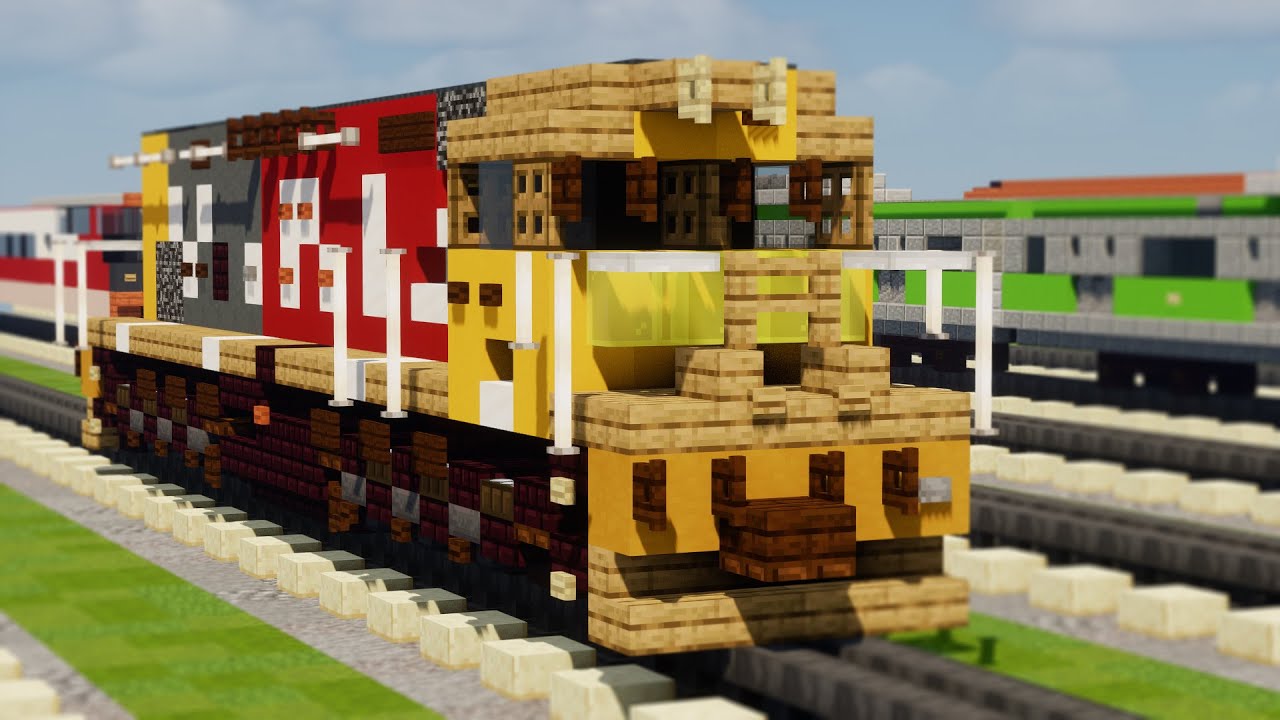 Minecraft KiwiRail DXR Locomotive Train Tutorial - Minecraft videos
