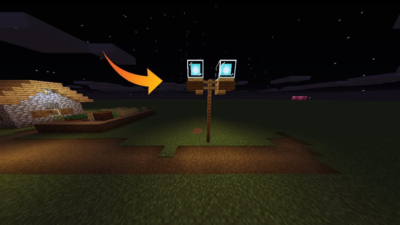 Minecraft : Lamp Post Design || Tutorial - Minecraft videos