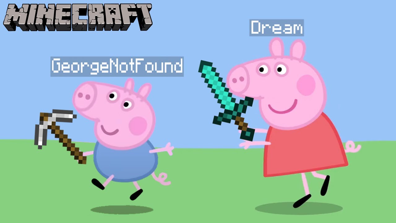Minecraft Manhunt But It's Peppa Pig - Minecraft videos