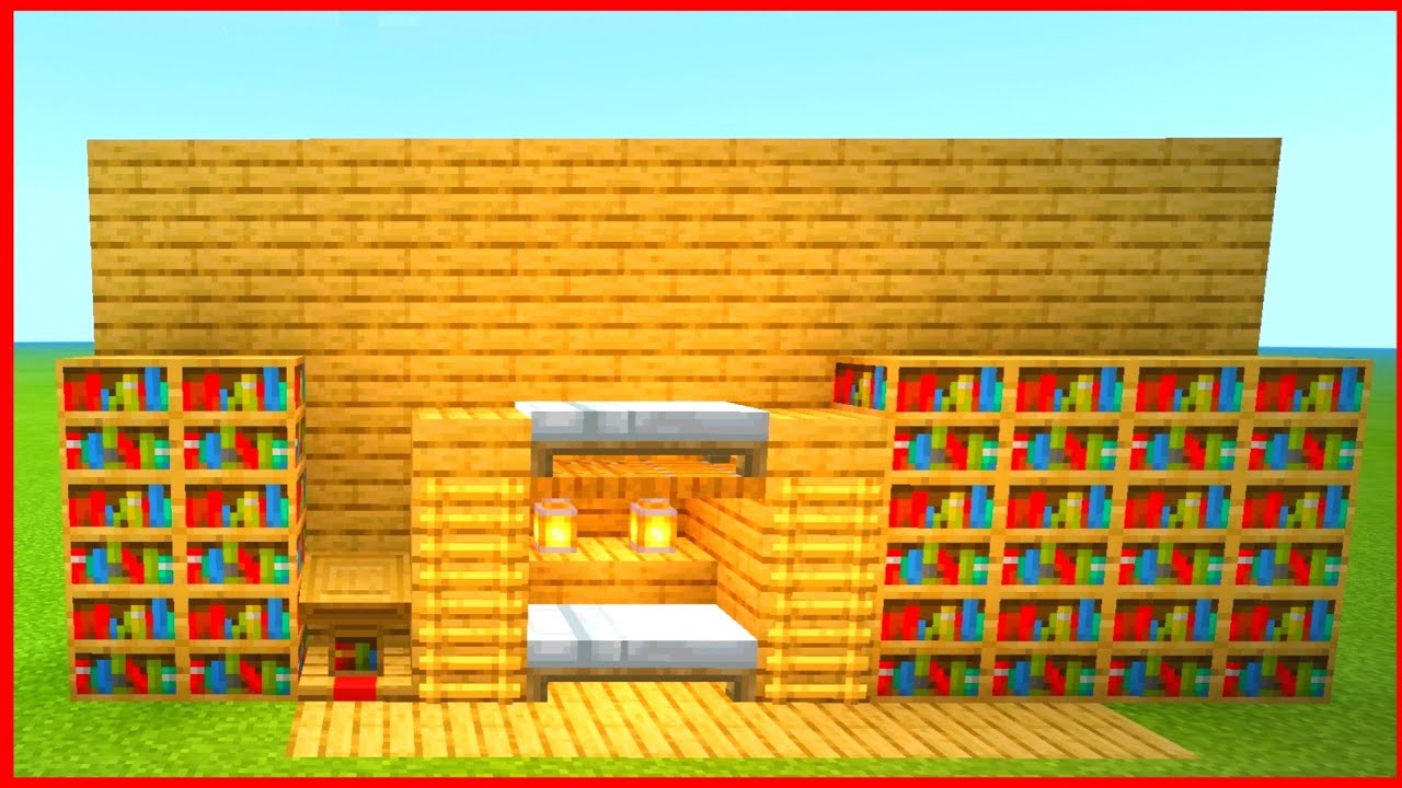 Minecraft New Bed Design Tutorial | How to make Bunk Bed in Minecraft - Minecraft videos