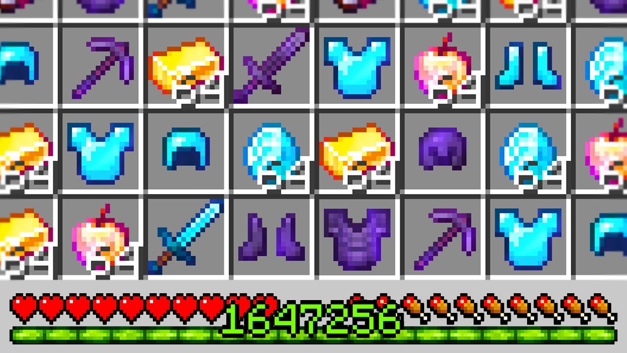 Minecraft UHC but every XP drops random items.. - Minecraft videos