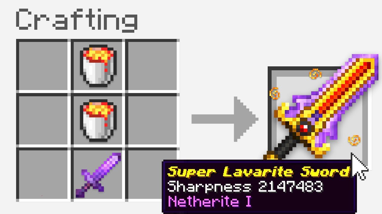 Minecraft UHC but you can craft "Super Lavarite" items.. - Minecraft videos