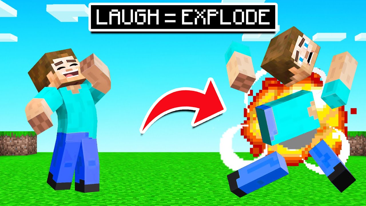 Minecraft YOU LAUGH = EXPLODE (Try Not To Laugh) - Minecraft videos