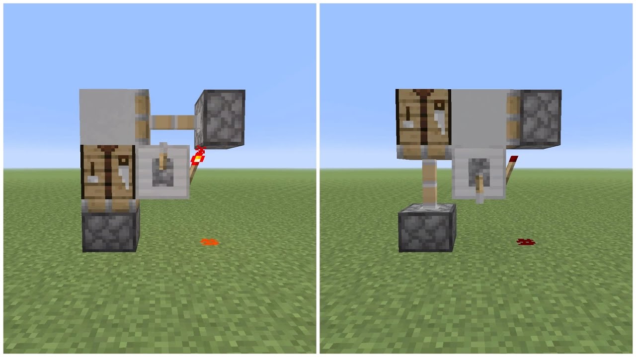 Minecraft hidden crafting table/block swapper - Minecraft videos