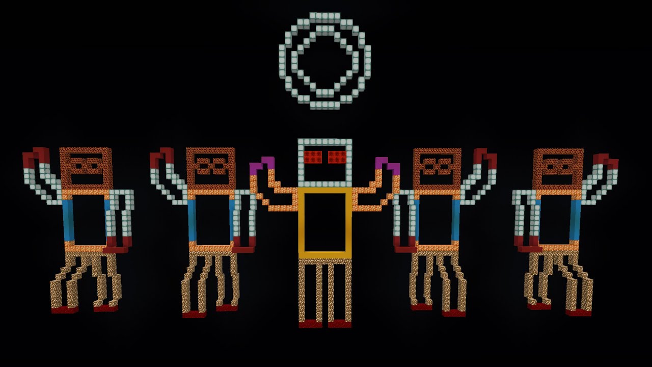 Minecraft stop motion Light Dance (10K Special) - Minecraft videos